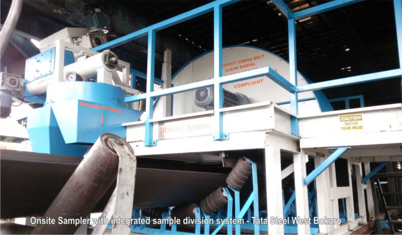 Cross Belt Radial Sampler - Insmart Systems