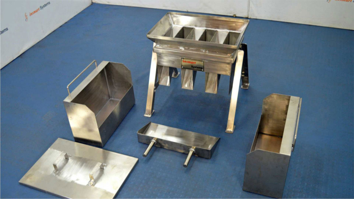 Insmart High-Performance Stand-Alone Riffle Sample Splitter